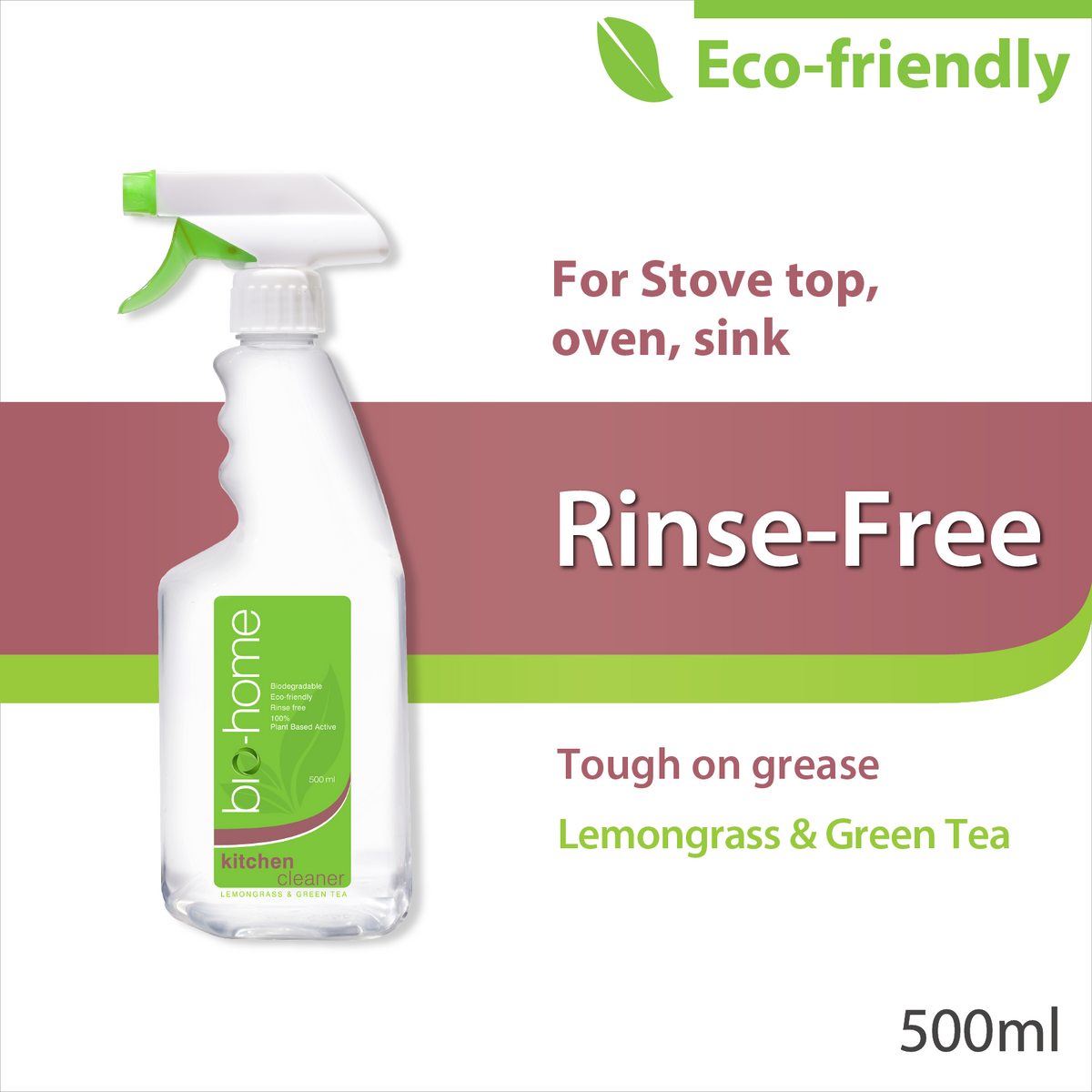 Bio-home Kitchen Cleaner - Lemongrass and Green Tea | Grocery Owl Singapore