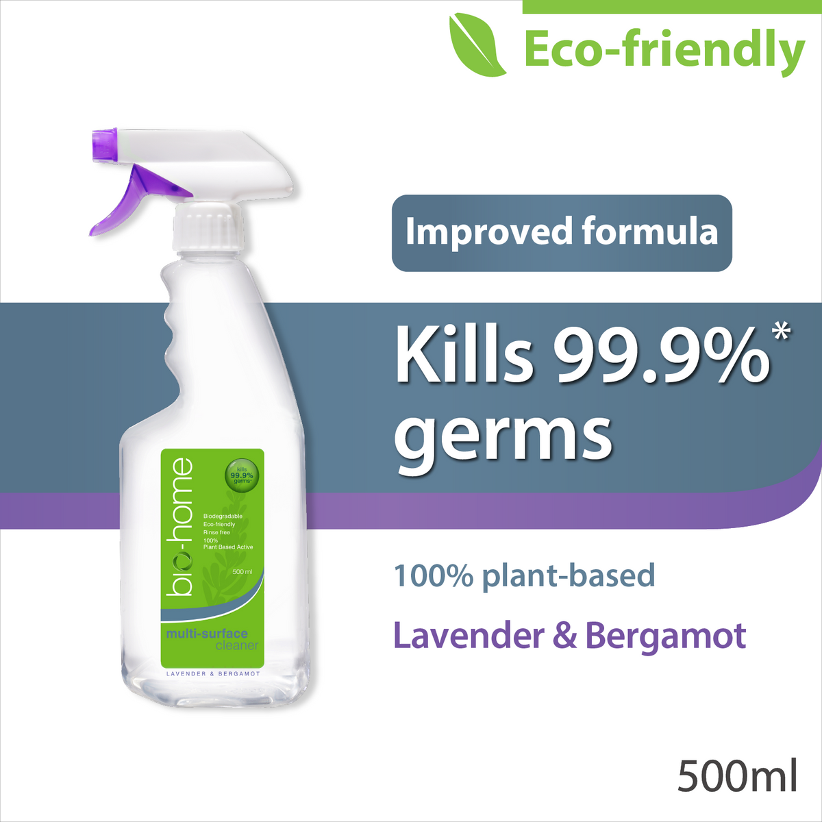 bio-home Multi-surface Cleaner - Lavender and Bergamot | Grocery Owl