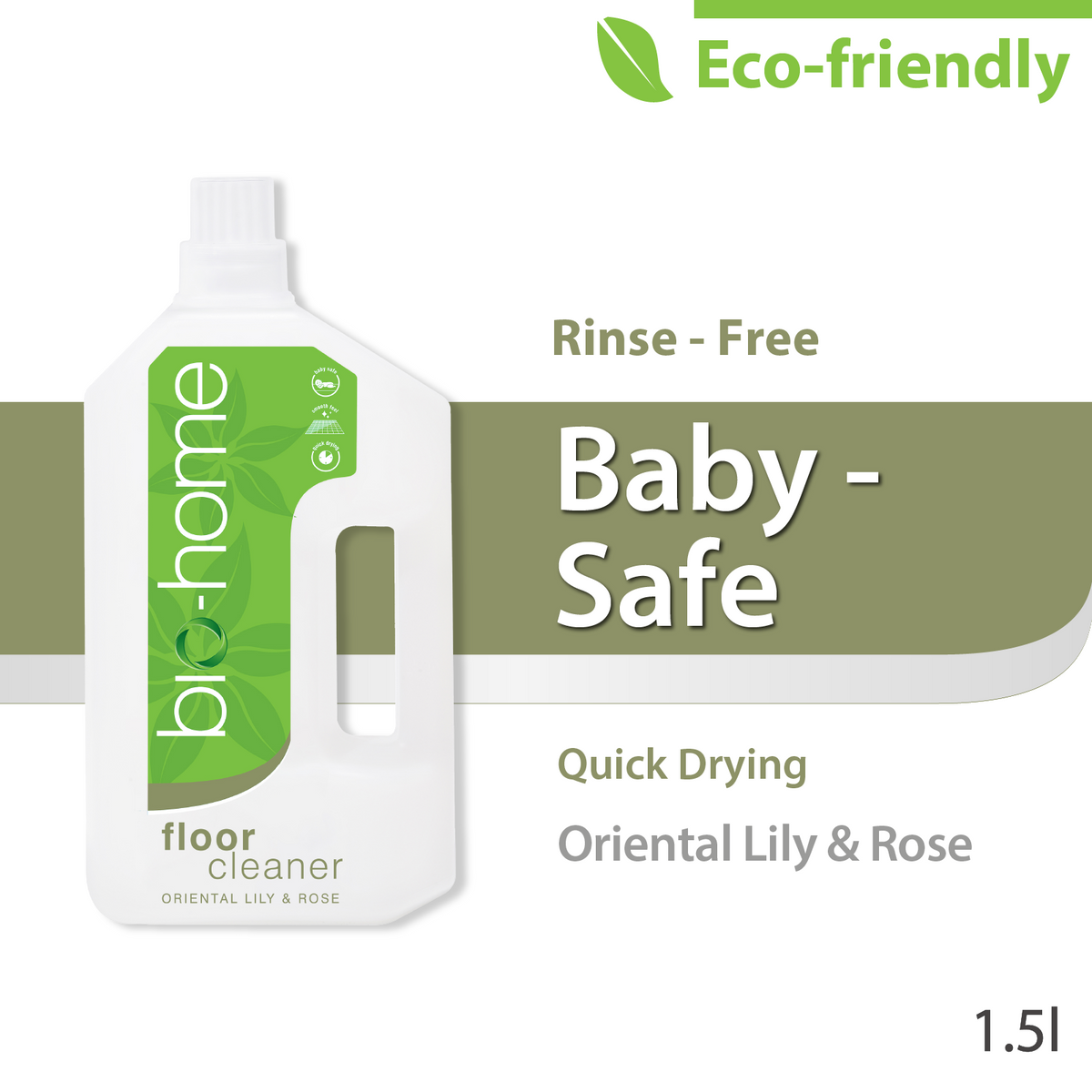 Bio-home Floor Cleaner - Oriental Lily & Rose, 1.5Ltr | Grocery Owl