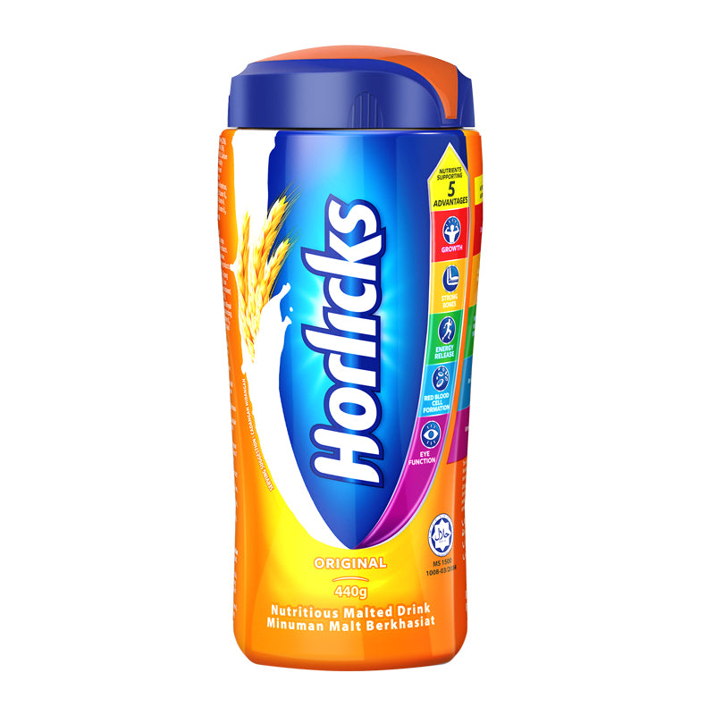 Horlicks 3 in 1 Instant Malted Drink - Original 440g – Grocery Owl