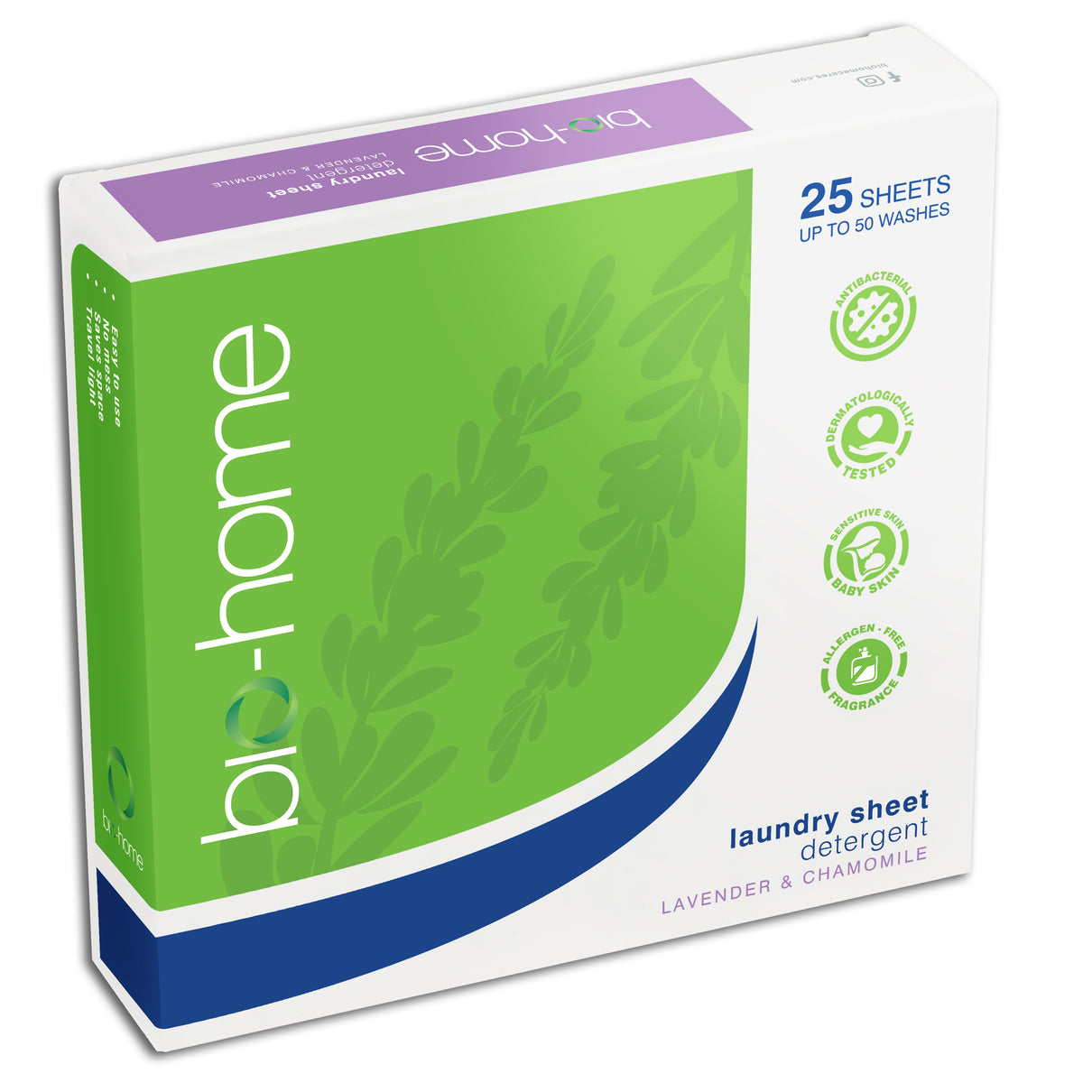 bio-home Laundry Sheet Detergent - Lavender & Chamomile 25 Sheets ...