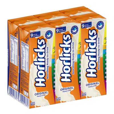 Horlicks Malted Drink - Original (180ml x 6) – Grocery Owl