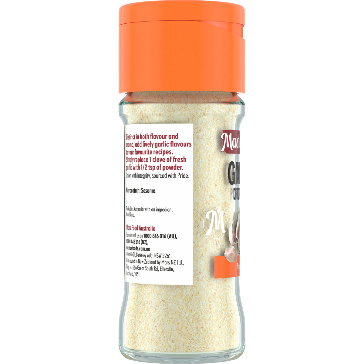 MasterFoods Garlic Powder - 50g | Grocery Owl Singapore