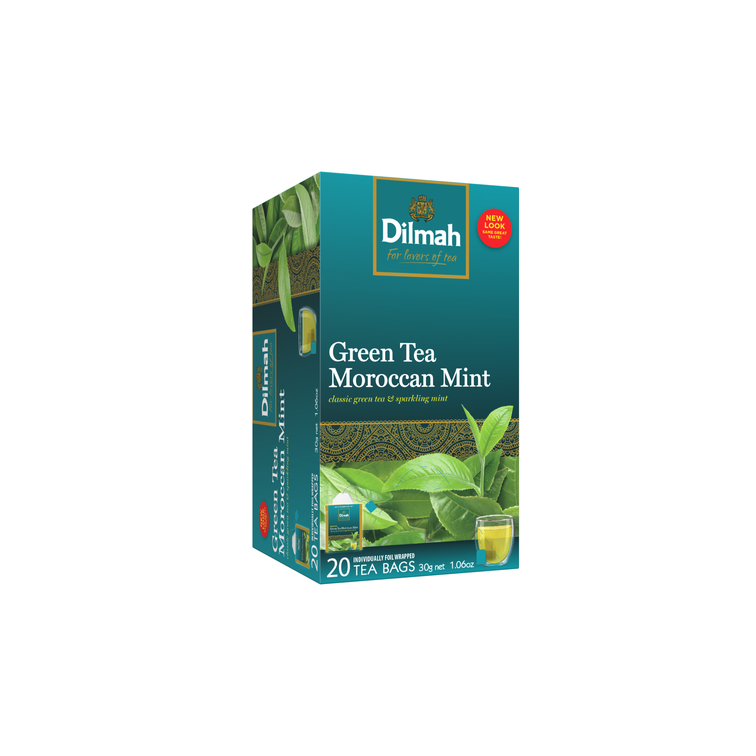 Dilmah Green Tea with Moroccan Mint (1.5g x 20s) | Grocery Owl Singapore