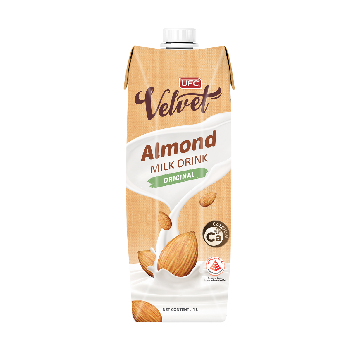 UFC Velvet Almond Milk 1Ltr - Original | Grocery Owl Singapore