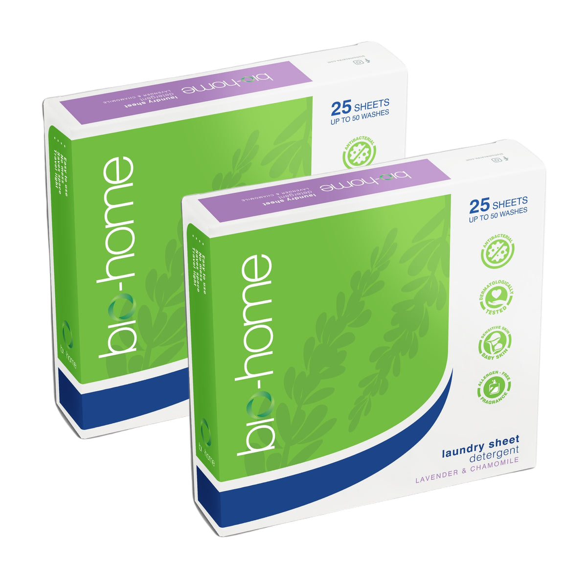 bio-home Laundry Sheet Detergent - Lavender & Chamomile 25 Sheets ...