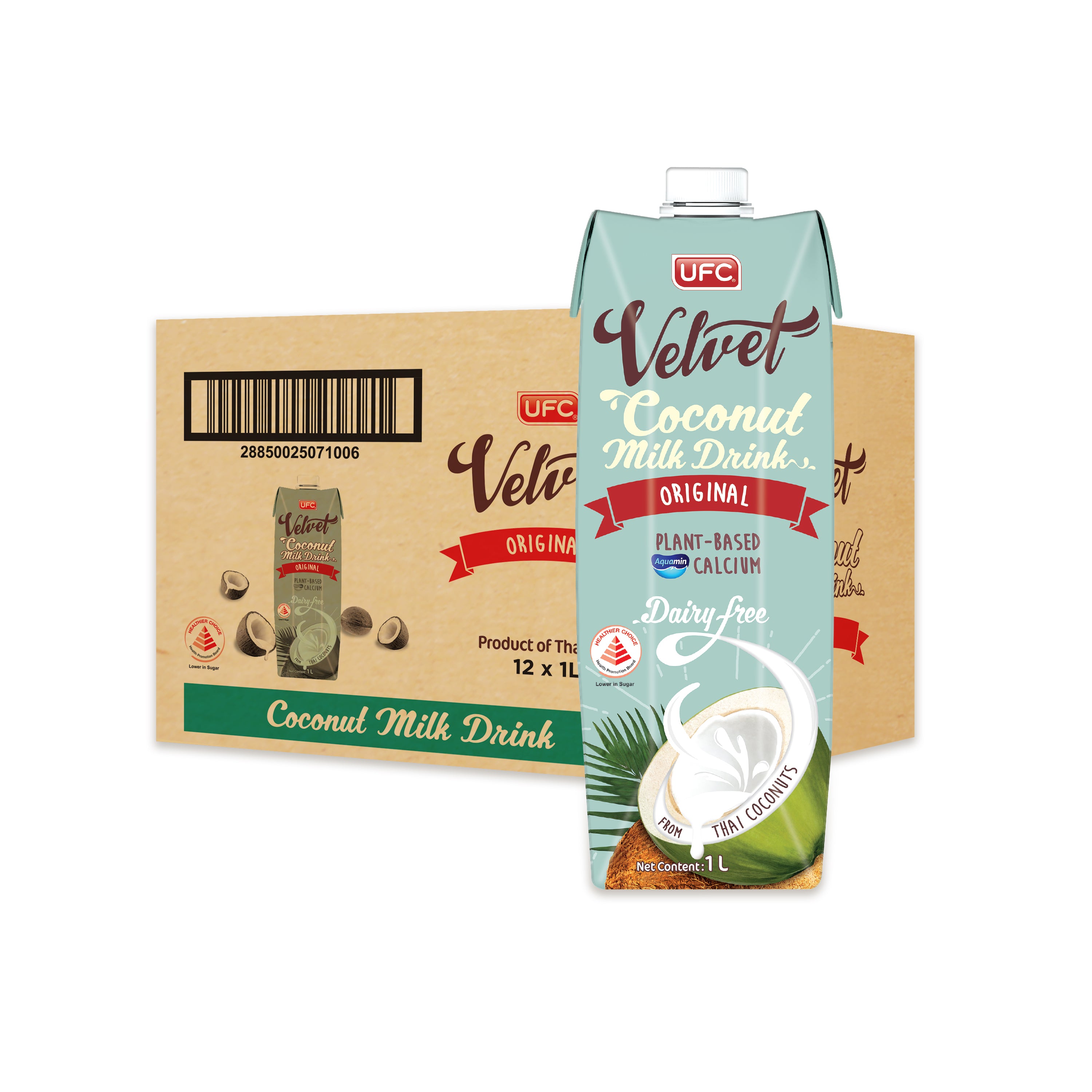 UFC Velvet Coconut Milk - Original 1Ltr x 12 Packs (Carton) | Grocery ...