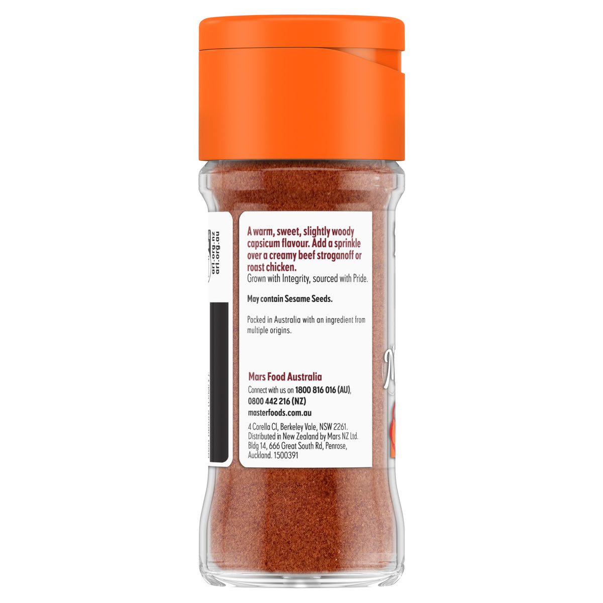 MasterFoods Paprika Powder - 35g | Grocery Owl Singapore
